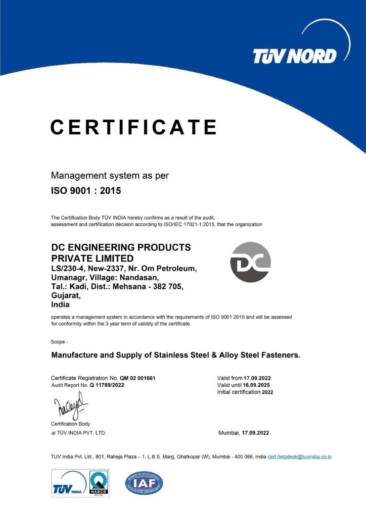 Quality - DC ENGINEERING PRODUCTS PVT. LTD